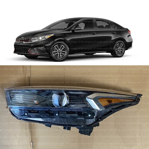 Halogen Projector Headlight with LED DRL Left for 2022 2023 Kia Forte ...
