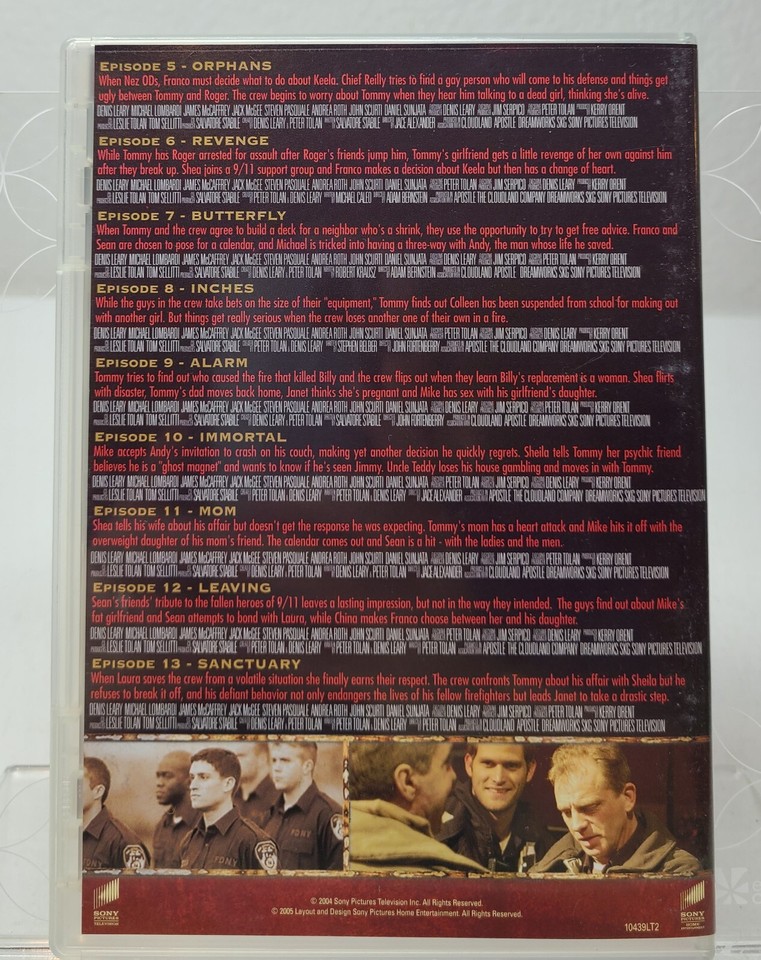 Rescue Me: The Complete First Season (DVD, 3-Disc Set, 2005) Denis ...