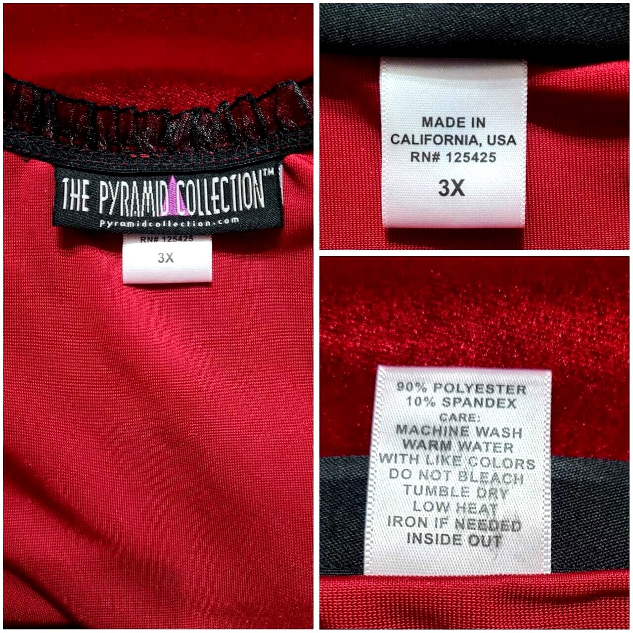 THE PYRAMID COLLECTION Stunning Red Velvet Sleeveless… - Gem