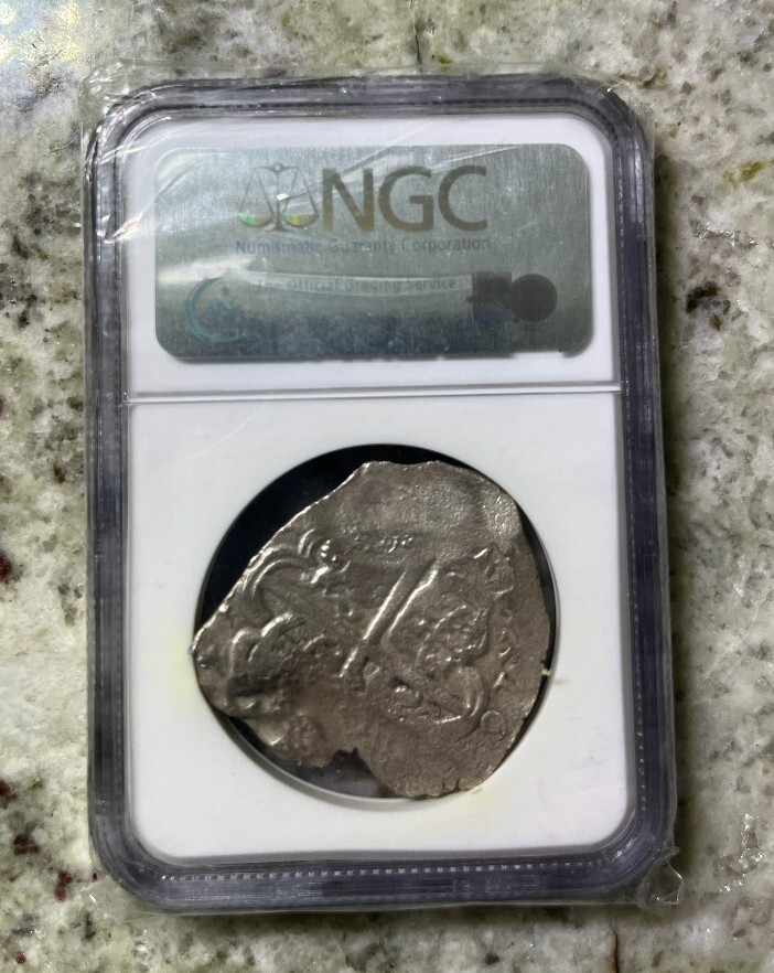 Sao Jose 1618-1622 MO D 8 Real Mexico Philip III Silver Cob NGC ...