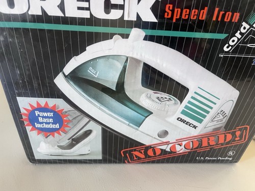 Oreck Speed Iron Cordless Model TX850 With Swivel Base Factory Sealed ...