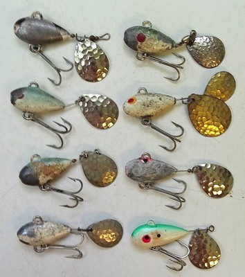 Used Tom Mann Little George Lure & 7 Unmarked Similar Lures - About 3/4 ...