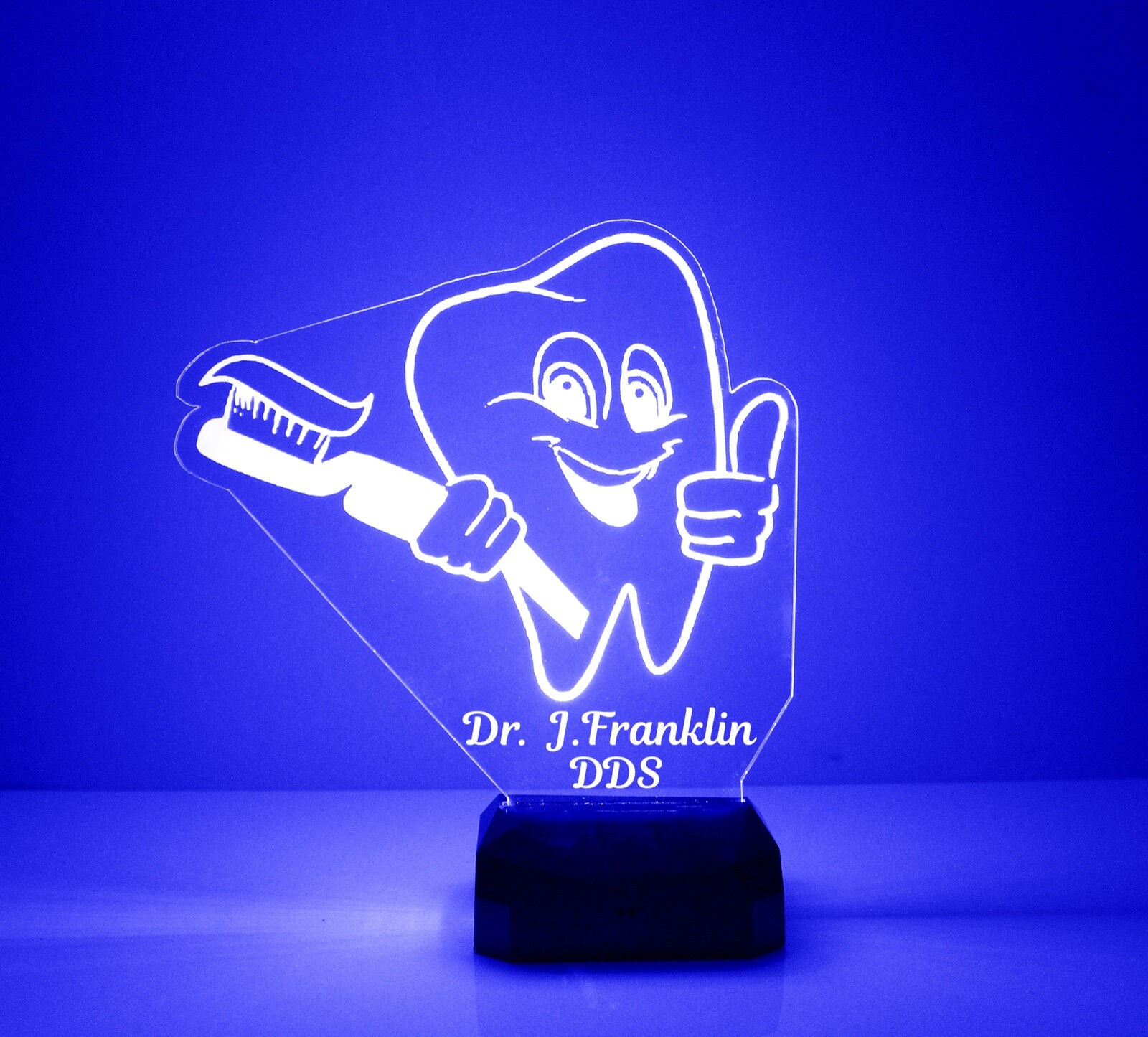 Light Up Tooth, Engraved Dentist Gift, with Remote Control, Dental ...