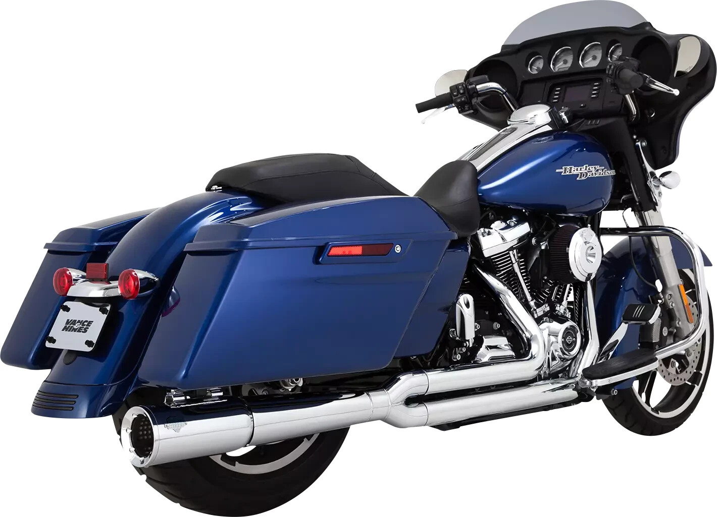 Vance & Hines Pro Pipe 2-into-1 Exhaust System 17-24 M8 Harley Davidson Touring | eBay