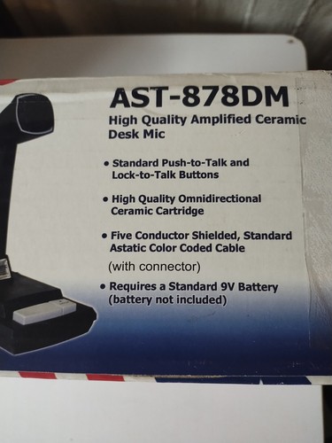 Astatic 302-AST878DM CB Desk Microphone for sale online | eBay