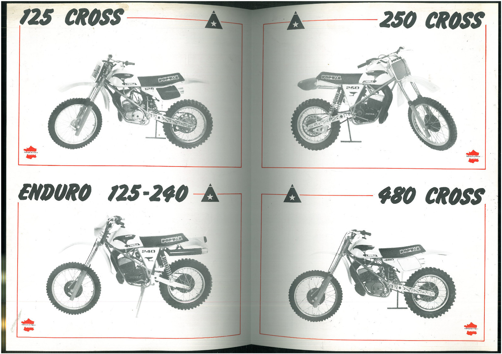 Catalogue PORTAL 125 / 250 / 480 Cross 240 Enduro 1982 ROTAX - Brochure ...