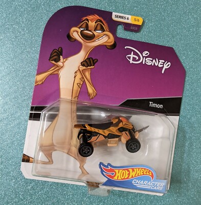 Hot Wheels Disney The Lion King TIMON Character Cars Series 6 ( 5/6 ...