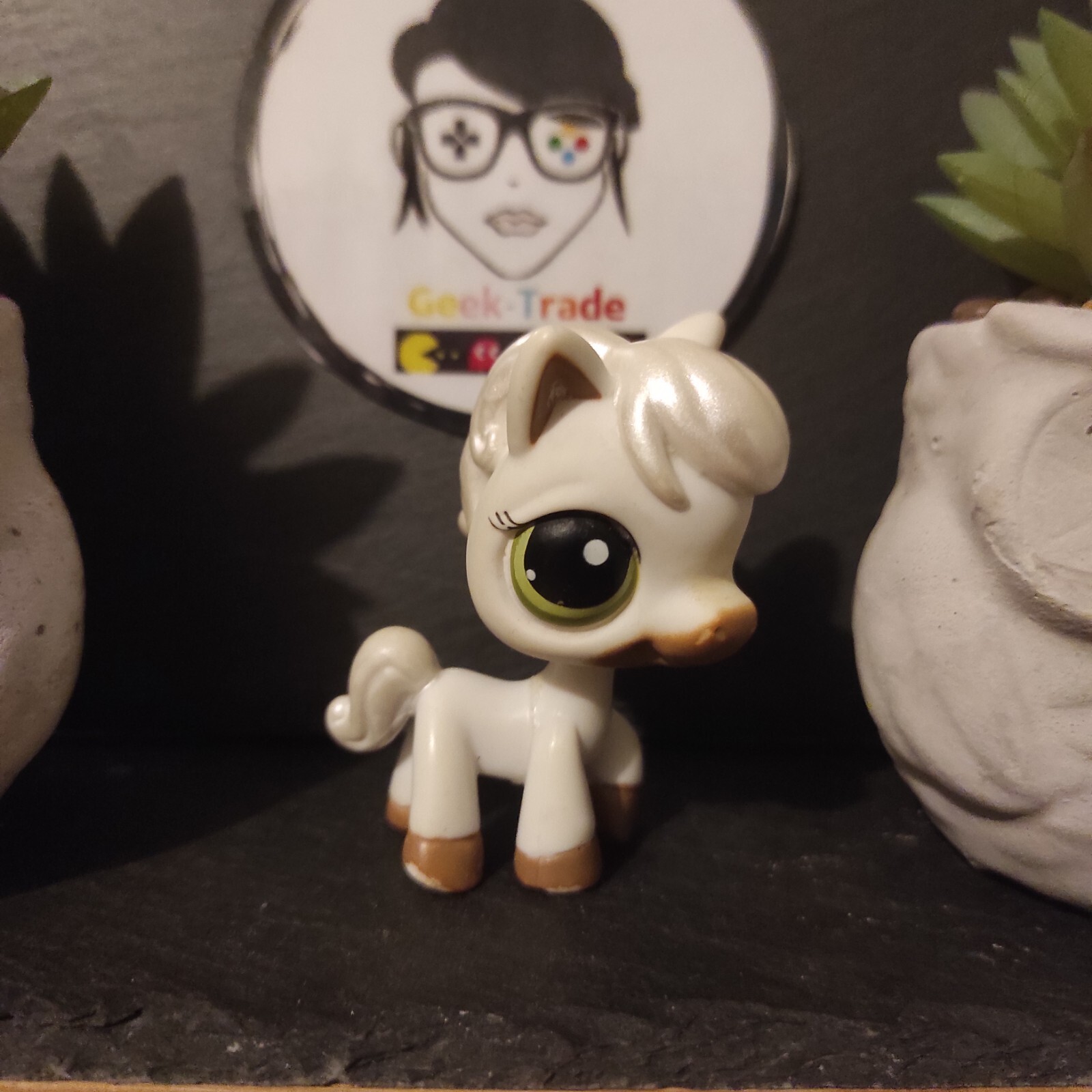 my Littlest Petshop LPS horse cheval 338 #geektradelpscheval | eBay