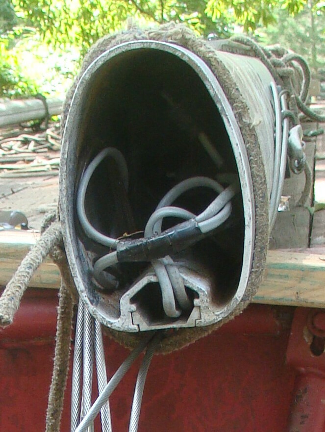 Aluminum Sailboat Mast, Kenyon 4365 34'9" x 6-1/2" x 4-5/16", Cal 2-27 ...