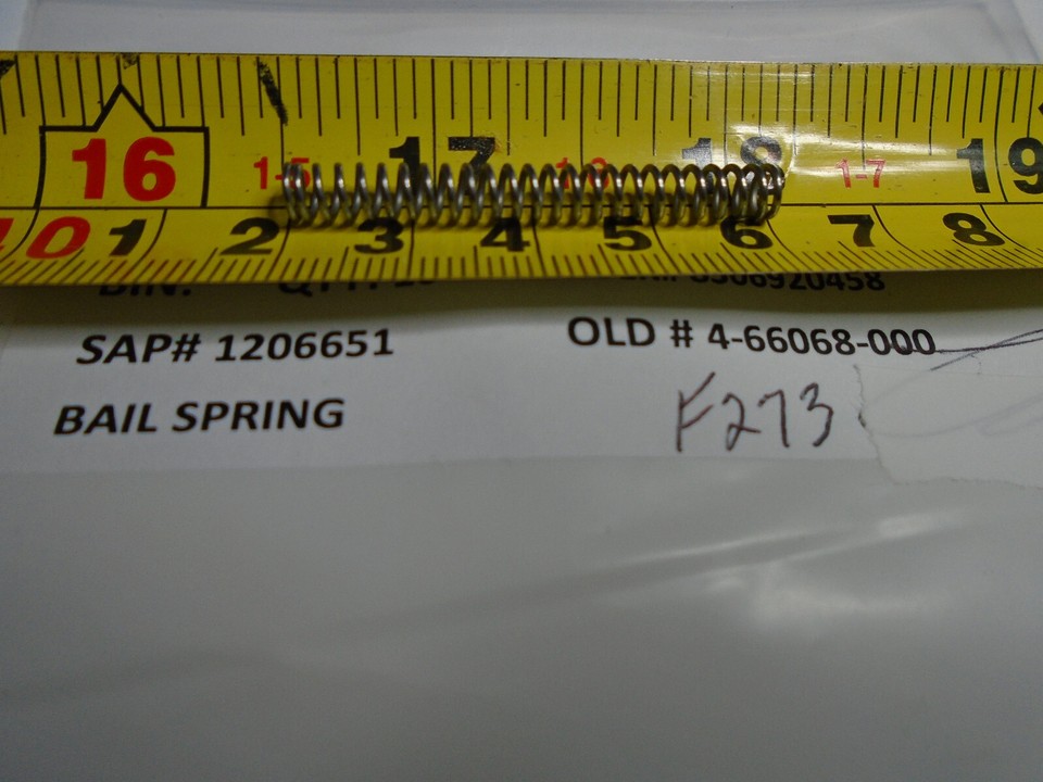 PFLUEGER reel (new) parts,BAIL SPRINGS, 12007894, 4-66068-000, 4-66583 ...