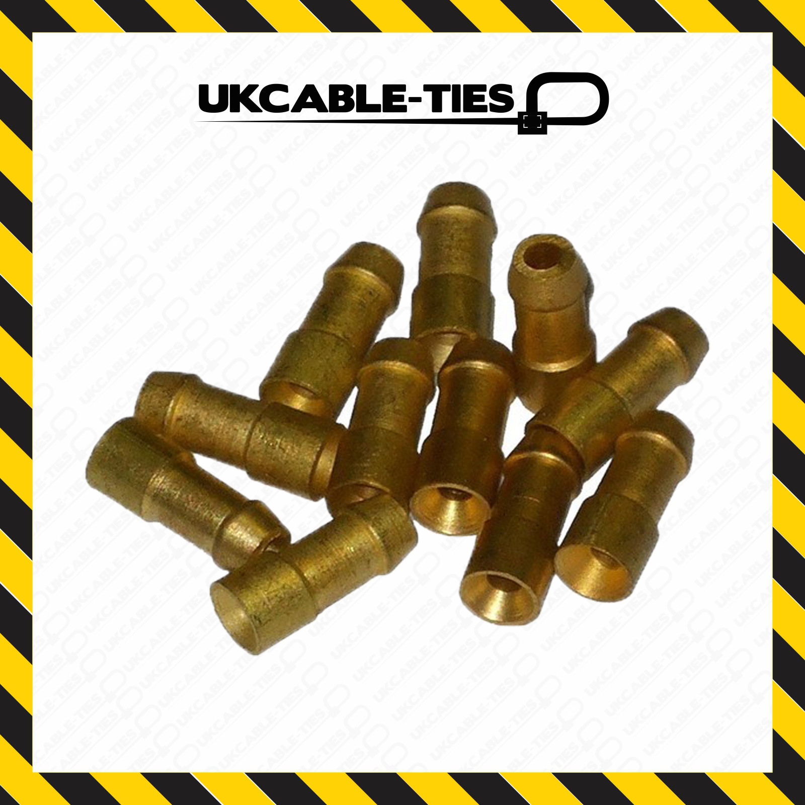 Uninsulated Brass Bullet Connectors 4.7mm Lucas Type Electrical ...