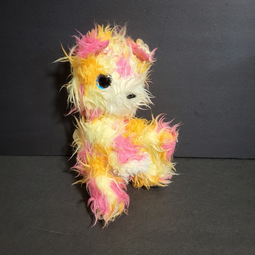 Scruff a Luvs Kitty Cat Orange and Pink Very Fuzzy Plush 8" Stuffed ...