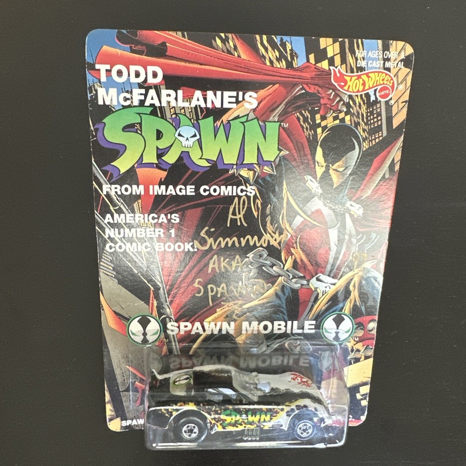 Todd McFarlane Signed Hot Wheels Spawn Mobile Funny Car 1:64 Scale Die Cast | eBay
