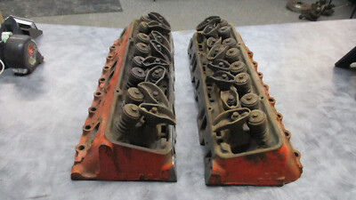 1968 CHEVROLET 307 AND 327 CYLINDER HEAD PAIR CORE 3917293 | eBay