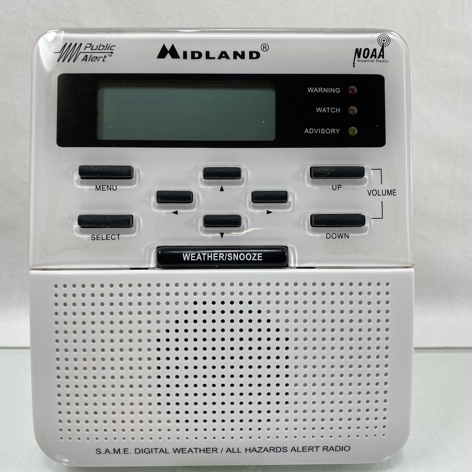 Midland WR-100 All Hazards Alert Weather Radio NOAA Storm Warning ...