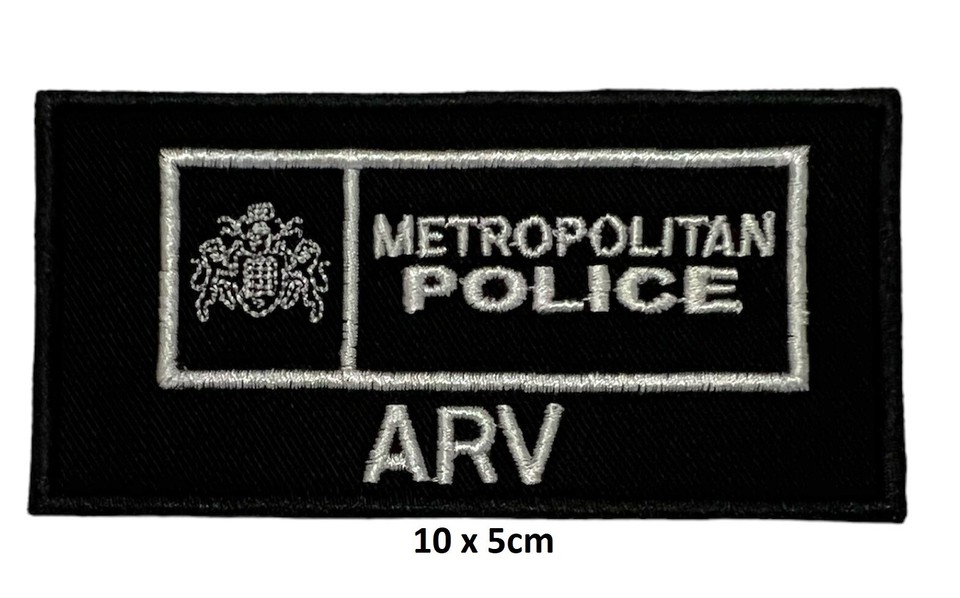Metropolitan Police Logo Embroidered Patch Sew Iron-on patch Heddlu ...
