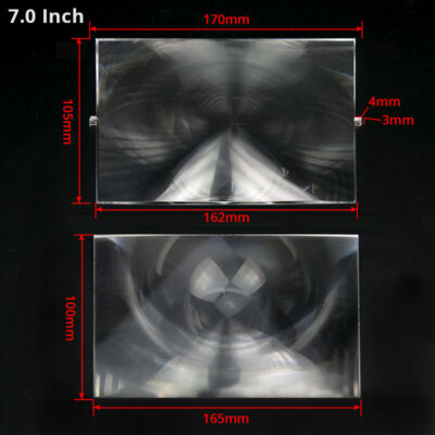 2pcs Fresnel Lens DIY Projector For 7'' LCD Screen Focal Length 185mm ...