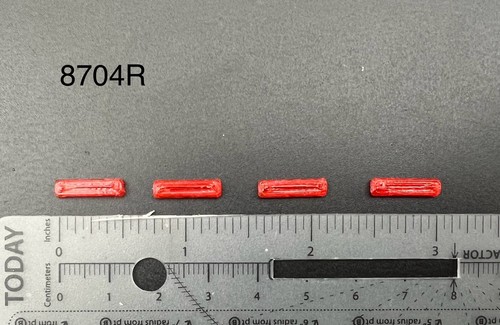 4 Pack 1/87 HO Scale Red Code 3 MX7000 Lightbar Police Car Fire Truck ...