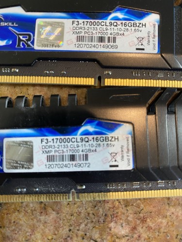 Ripsaw Ddr3 4gb Ram Sticks, 16gb Total $20 | eBay