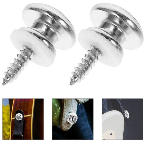 Metal Strap Buckle Lock Guitar Locks Holder Non-slip Locking Round Head ...