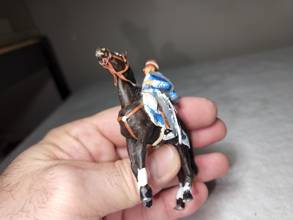 Vintage Officer on Horseback #2 Painted Metal Toy Soldier Napoleonic ...