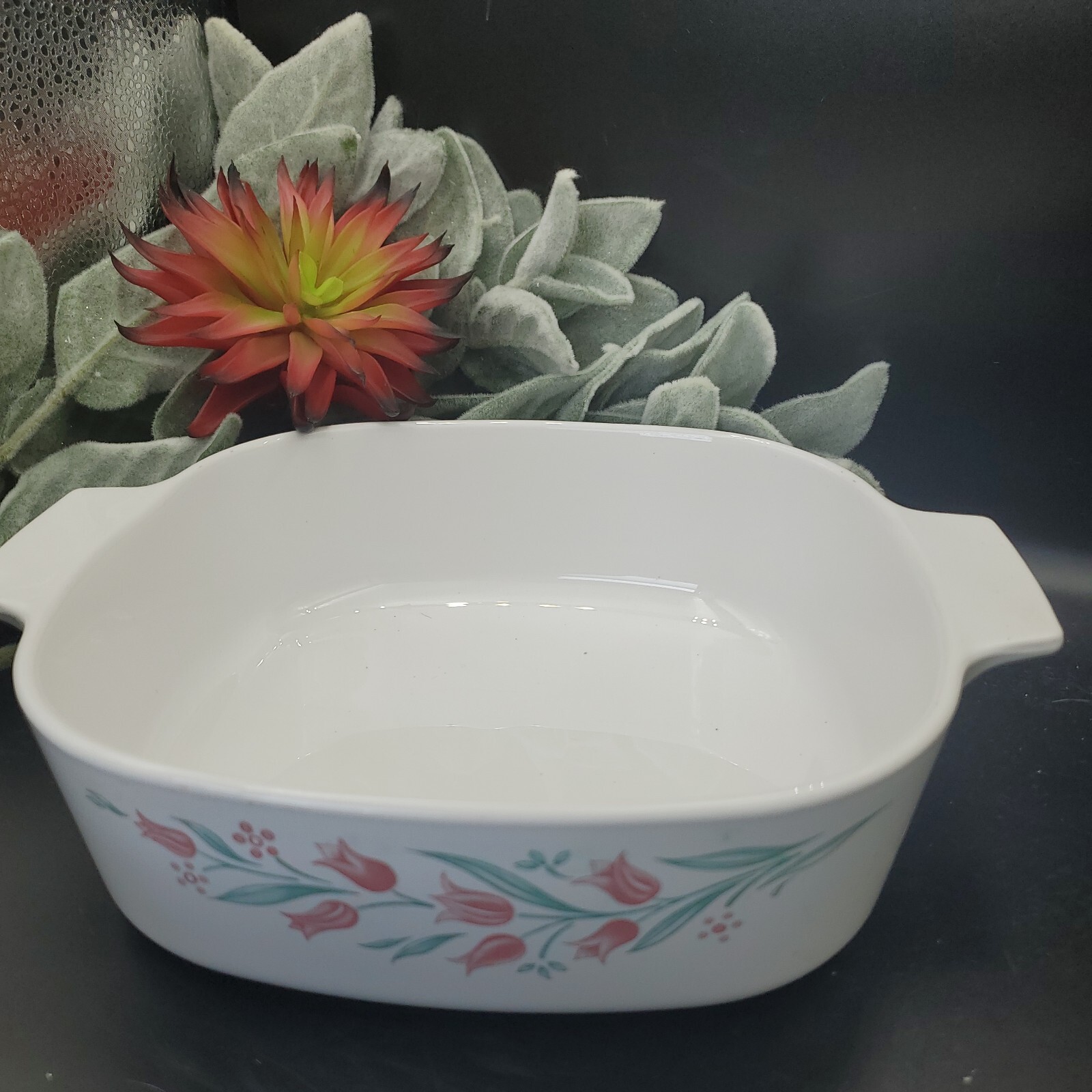 Corning Ware - Rosemarie - Vintage 90s 2L Corningware Casserole Pink ...