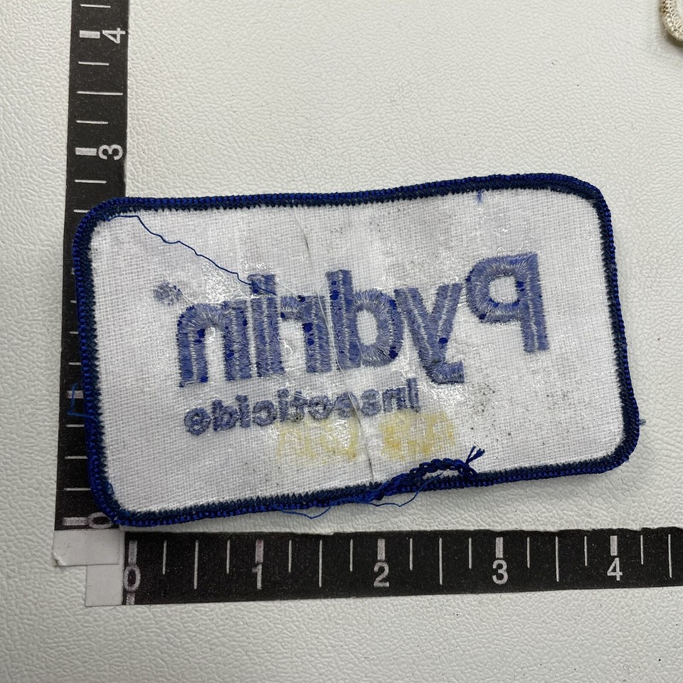 Vtg PYDRIN INSECTICIDE Advertising Patch (Farm / Agriculture) 18YY | eBay