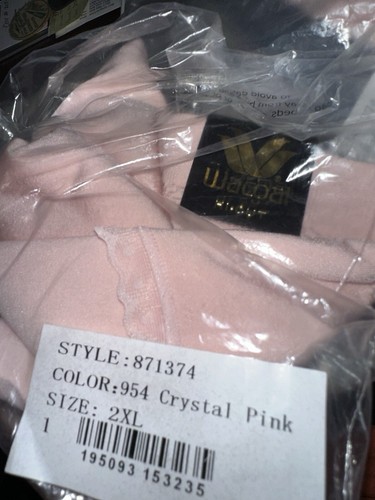 NWT Wacoal 871374 "B-Smooth Pretty" Seamless Nylon Hi-Cut, Crystal Pink ...