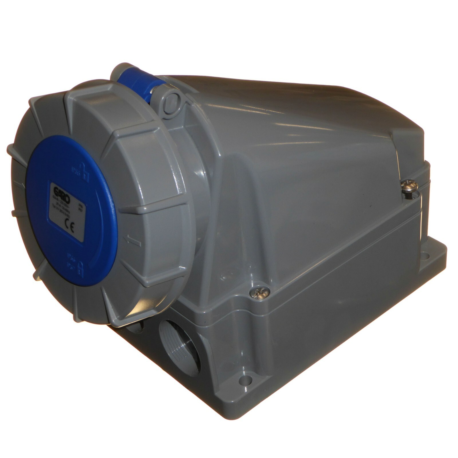 63A 3 Pin Plug and Socket 2P+E 230v 1 Phase | Grelly UK