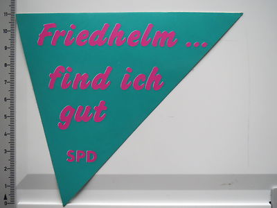 Aufkleber Sticker SPD - Politik - Partei - Friedhelm find ich gut (6441 ...