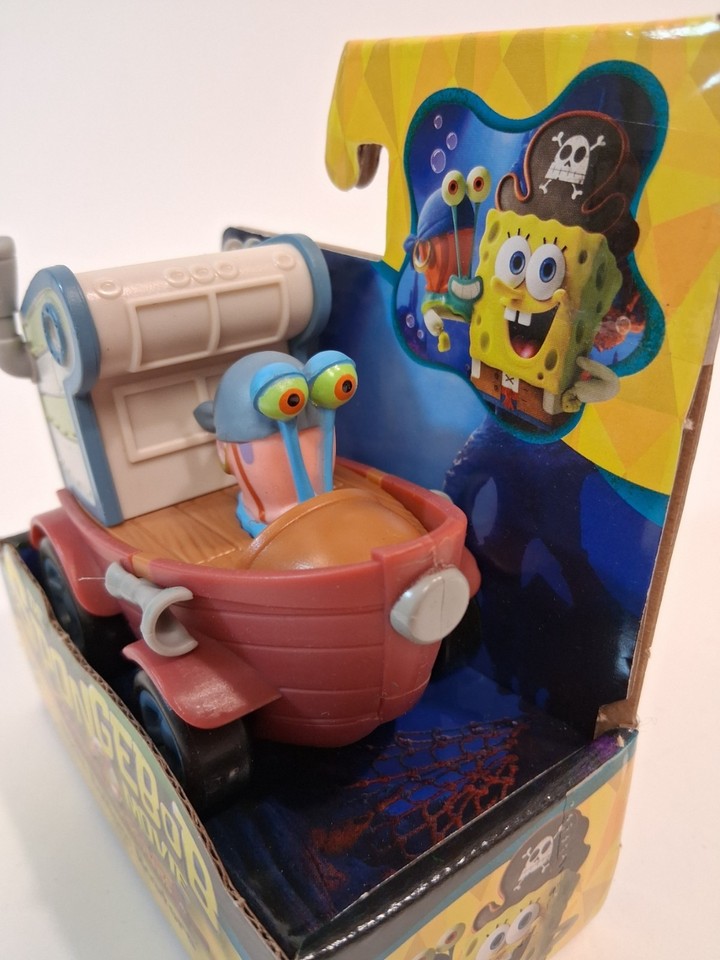 Spongebob Squarepants Bikini Bottom Boaters Race Car Gary 4" long | eBay