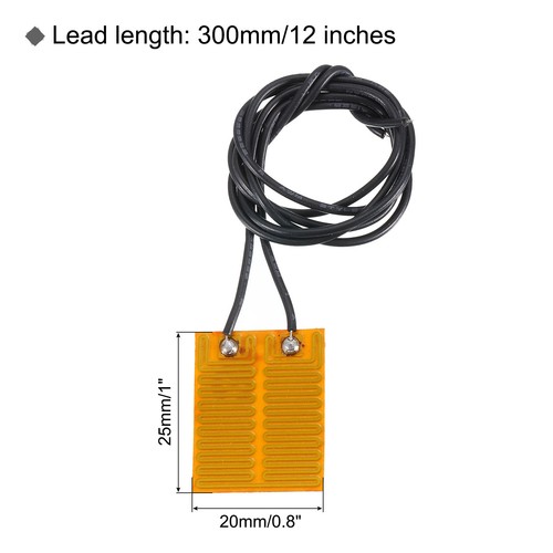 4pcs Heater Film Heating Plate 2.8W 5V Polyimide Adhesive Heat Pad ...