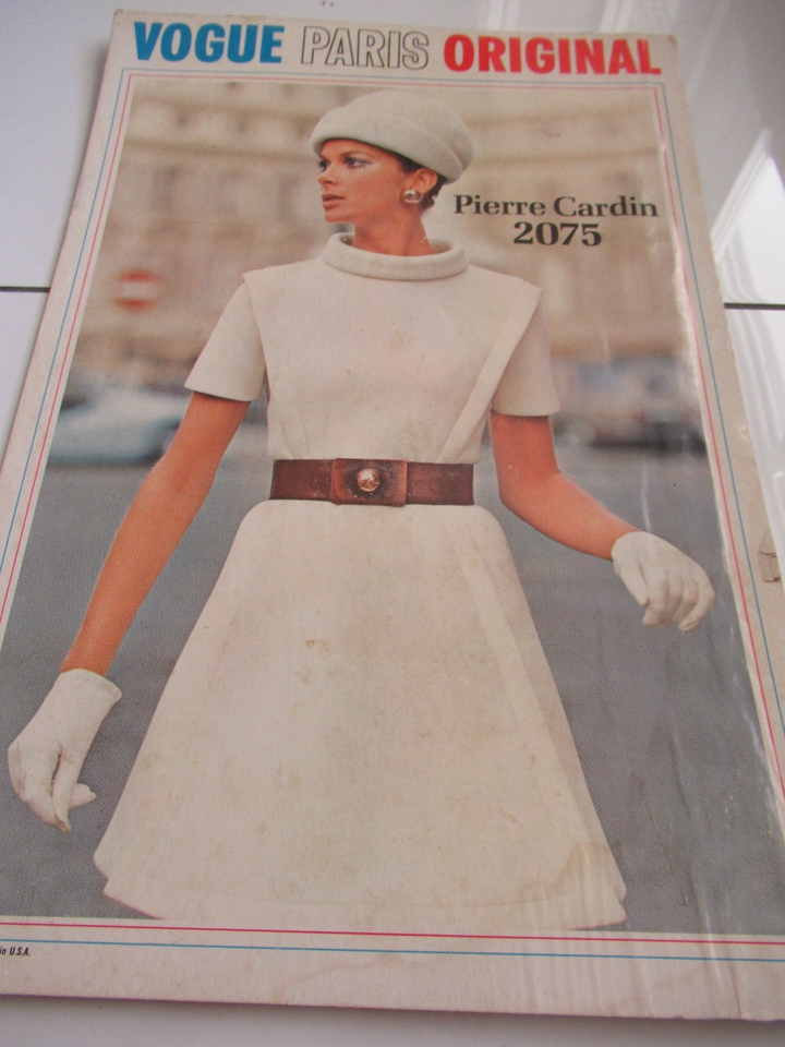 PIERRE CARDIN VOGUE PARIS ORIGINAL FASHION Model 1960s ADVERTISING ...