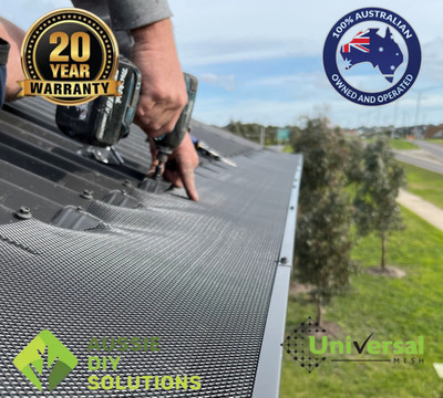 50m Aluminium Heavy Duty Gutter Guard Kit. For Corrugated Roof Install ...
