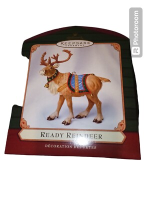 2001 Hallmark Keepsake Ready Reindeer Ornament | eBay