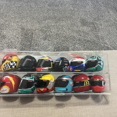 Lot Of Simpson NASCAR Mini Helmets Plus Display Case - Petty And More ...