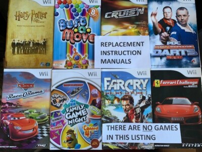 Nintendo Wii - Instruction Manuals - NO GAME - Free UK Postage | eBay