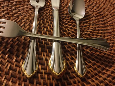 * ONEIDA - GOLDEN CLARETTE Stainless - YOU CHOOSE - STAINLESS FLATWARE ...