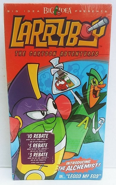 Veggie Tales Larryboy The Angry Eyebrows VHS Tape Movie Cartoon 2002 ...