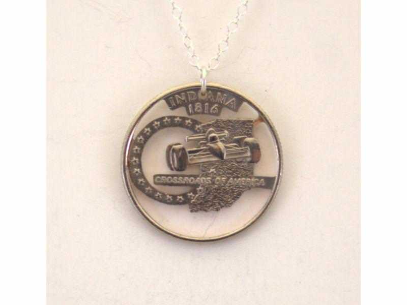 Indiana Cut-Out Coin Jewelry Necklace and Pendant | eBay