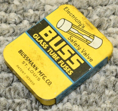 Vintage NOS BUSS Glass Tube Fuses Bussmann (5) GJV 2/10 - USA | eBay