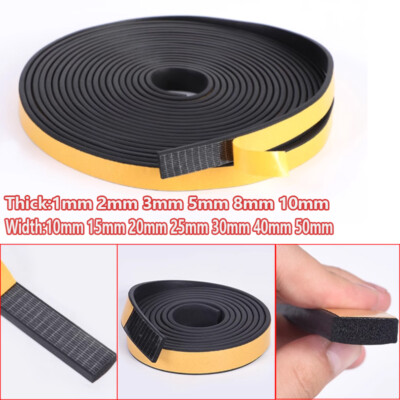 Neoprene Self Adhesive Backed Foam Sponge Strip Roll Sheet Tape Sticky ...