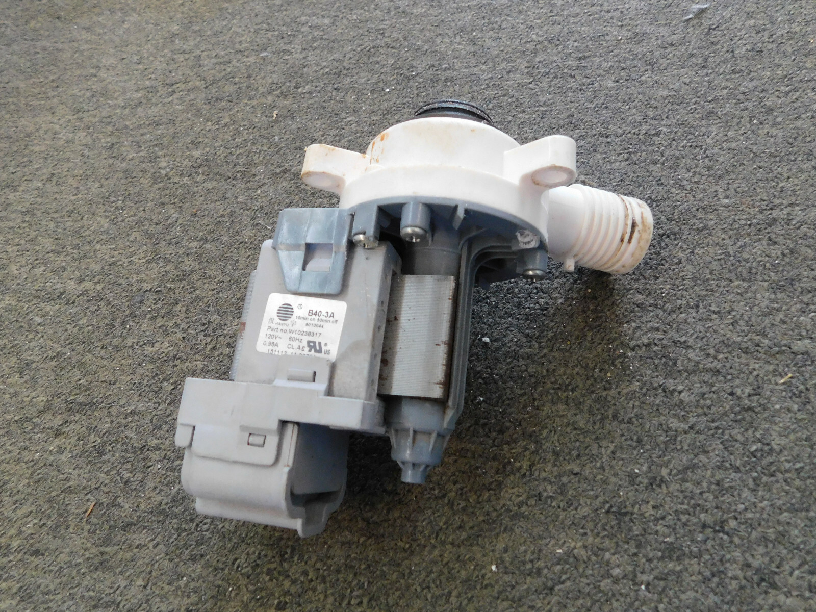 Whirlpool Cabrio Washer Wtw6600sw2 Drain Pump W10238317 for sale online ...