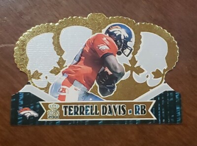 TERRELL DAVIS 2000 Crown Royale Die-Cut #29 !! HOF | eBay