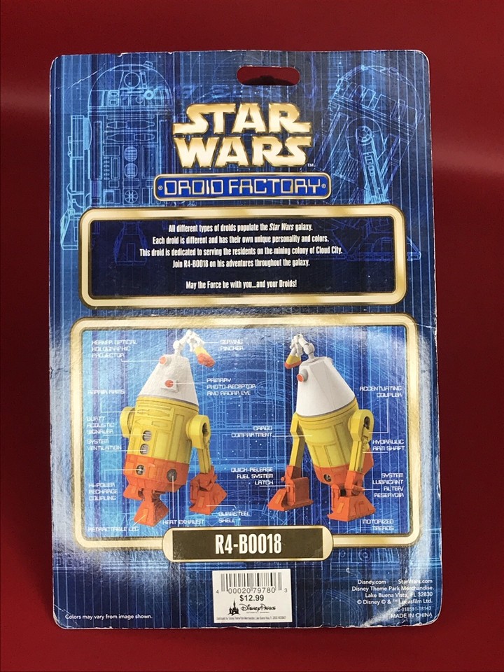 Disney Parks Star Wars Droid Factory Halloween 2018 R4-B0018 Candy Corn ...