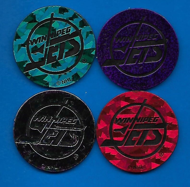 1994-95 CANADA GAMES NHL HOCKEY POGS KINI SLAMMER COLOR VARIATION 1-26 ...