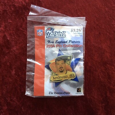 New England Patriots 2004 Pin Collection Joe Andruzzi Sealed Boston ...