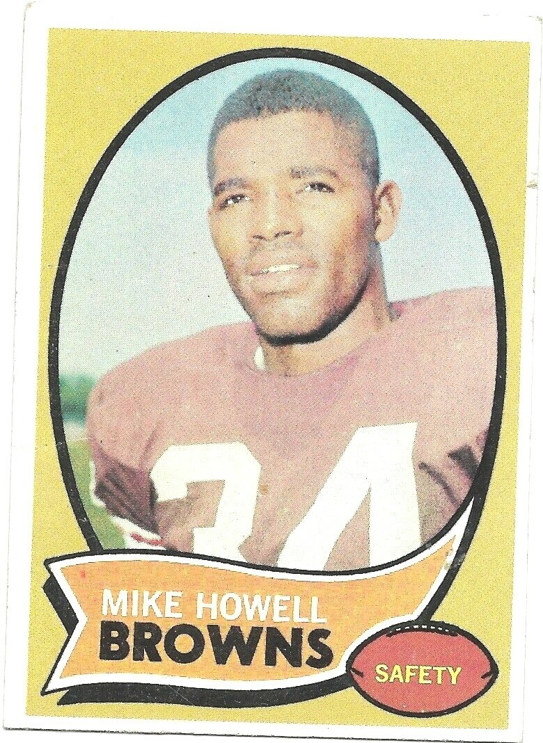 1970 Topps Mike Howell 91 Cleveland Browns Football | eBay