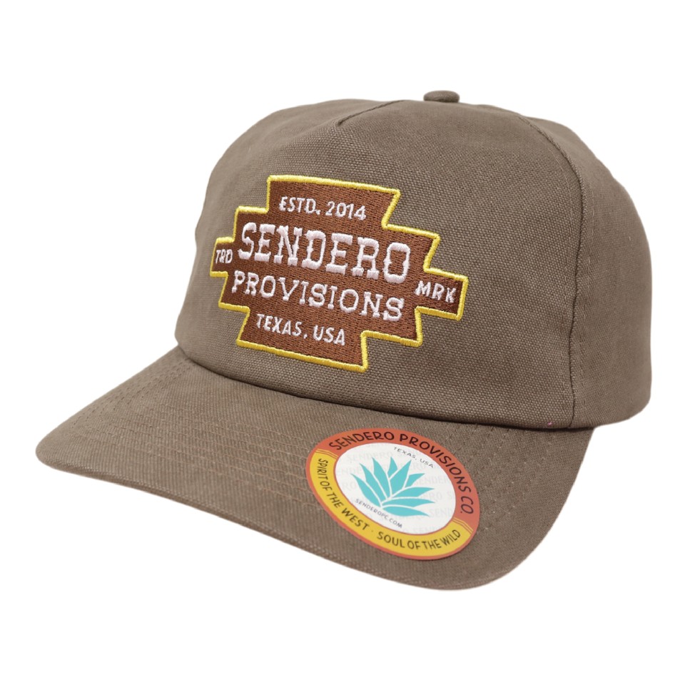 Sendero Provisions Co. Presidio Adjustable Snapback Hat (Brown) - One ...