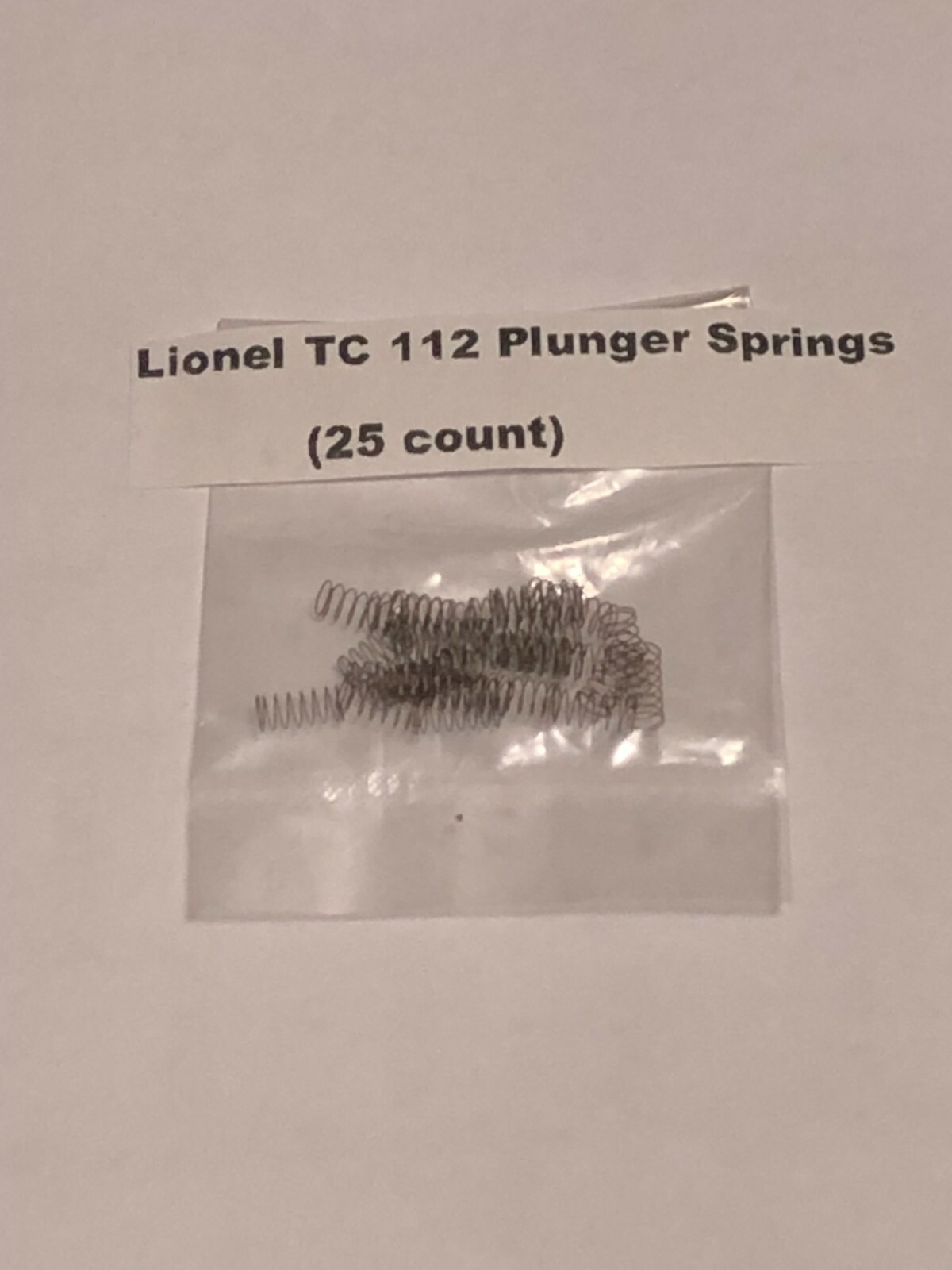 Lionel TC 112 Plunger Springs to repair Lionel coupler's on Lionel ...